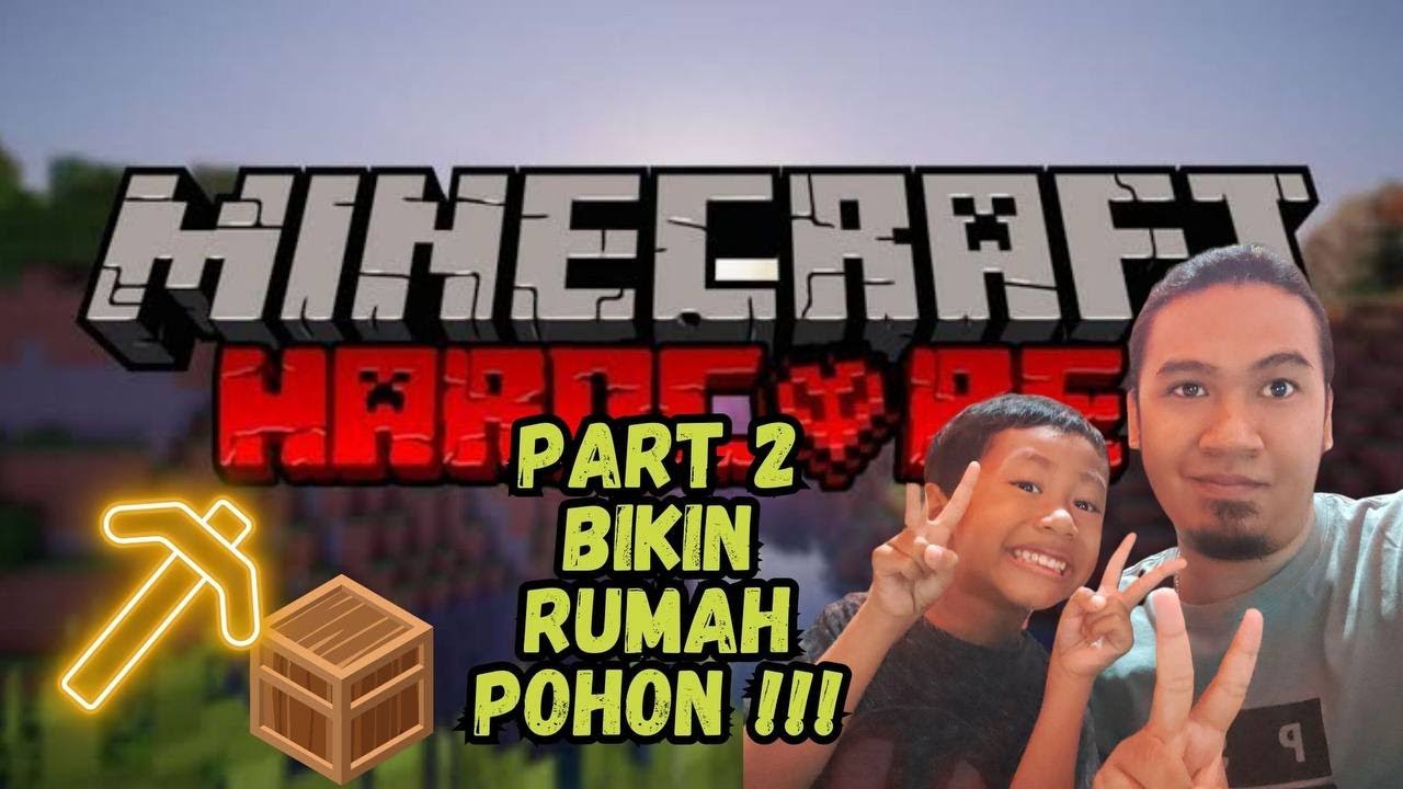 Mencoba namatin minecraft java hardcore mode // DAY 1 bikin rumah pohon dulu ketemu zombie - YouTube