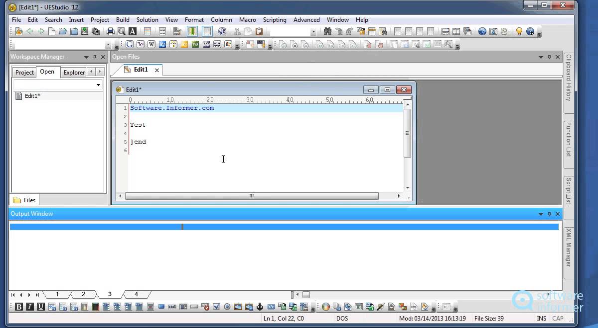 UEStudio - a first look - YouTube