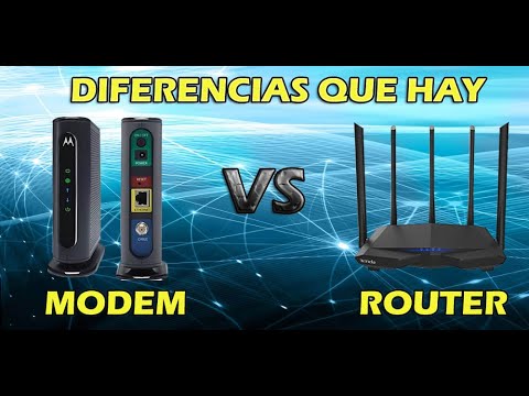 Diferencias entre Modem y Router - YouTube