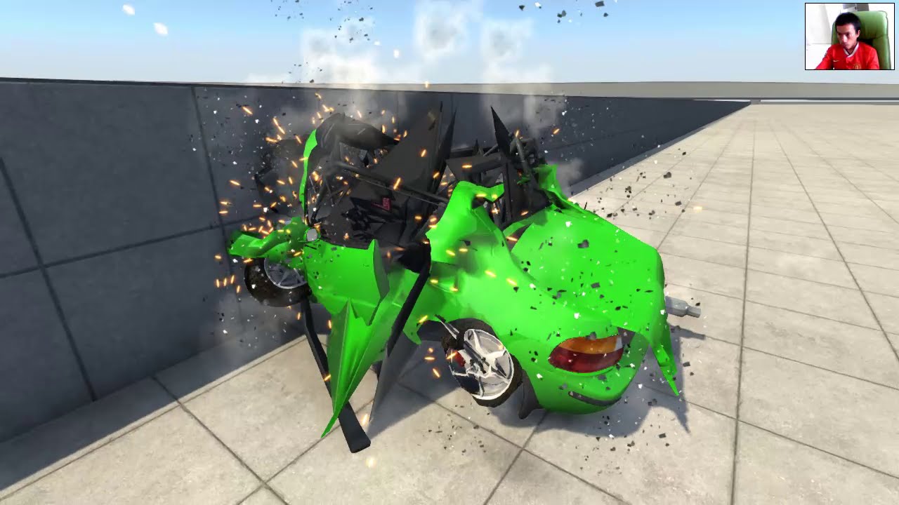 BeamNG Drive 1987 Volkswagen Golf Mk2 GTi (Beta) Crash Testing #50 HD ...