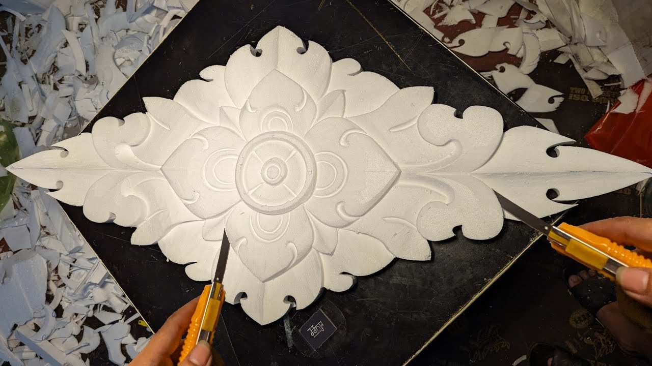 Awesome styrofoam sculpture with smootly carving - The best asia ...