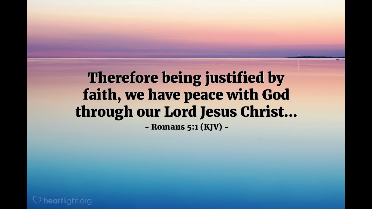 Peace With God Through Jesus Christ - YouTube