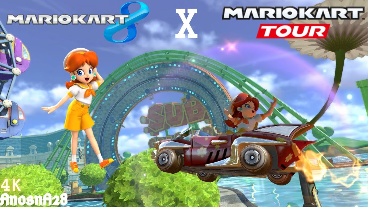 Mario kart 8: Daisy (Sailor) From Mario Kart Tour [4K] - YouTube