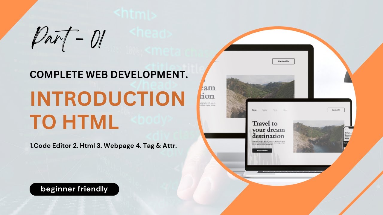 01. Introduction to HTML | HTML Elements, Tags & Attributes | Front-End ...