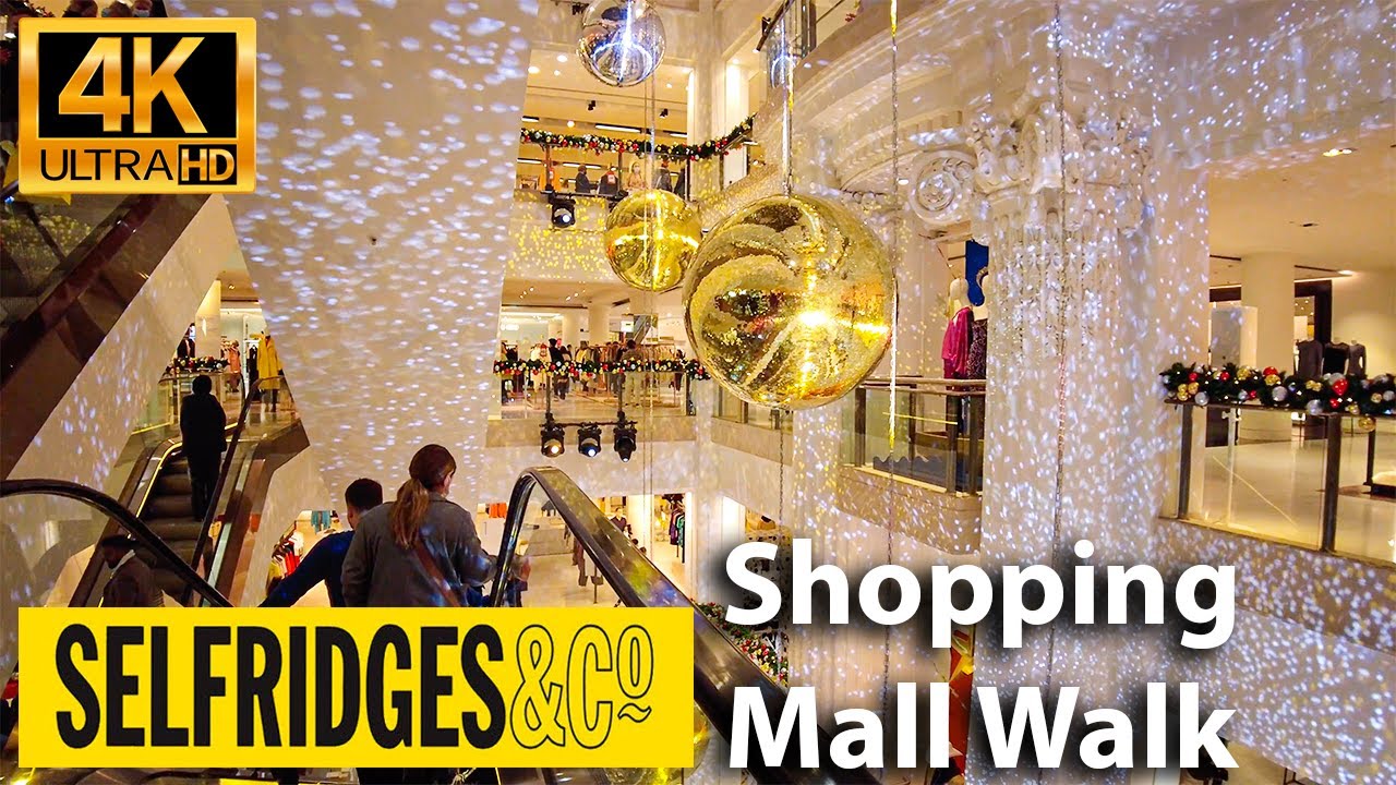 Selfridges Shopping Mall Walk Through | Luxury Brands| Oxford Street ...