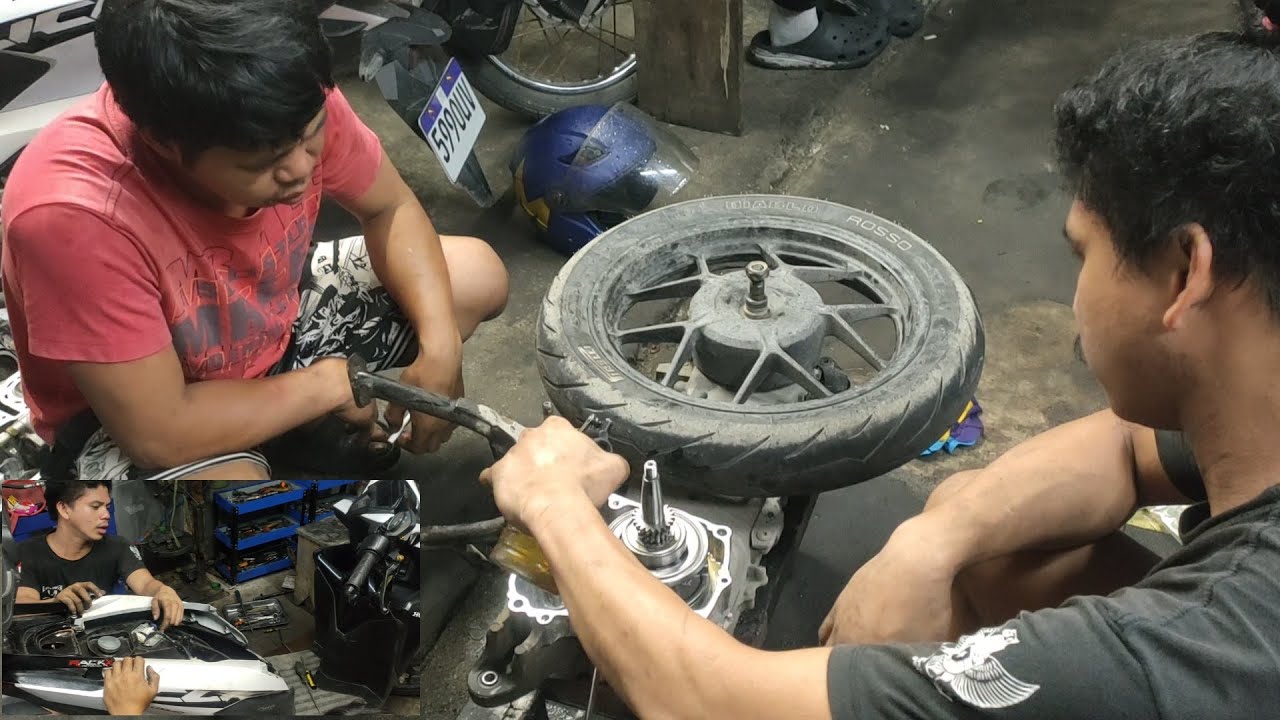 tutoruan ko naman si kapiling na magbaba ng makina at magbuo ng makina ...