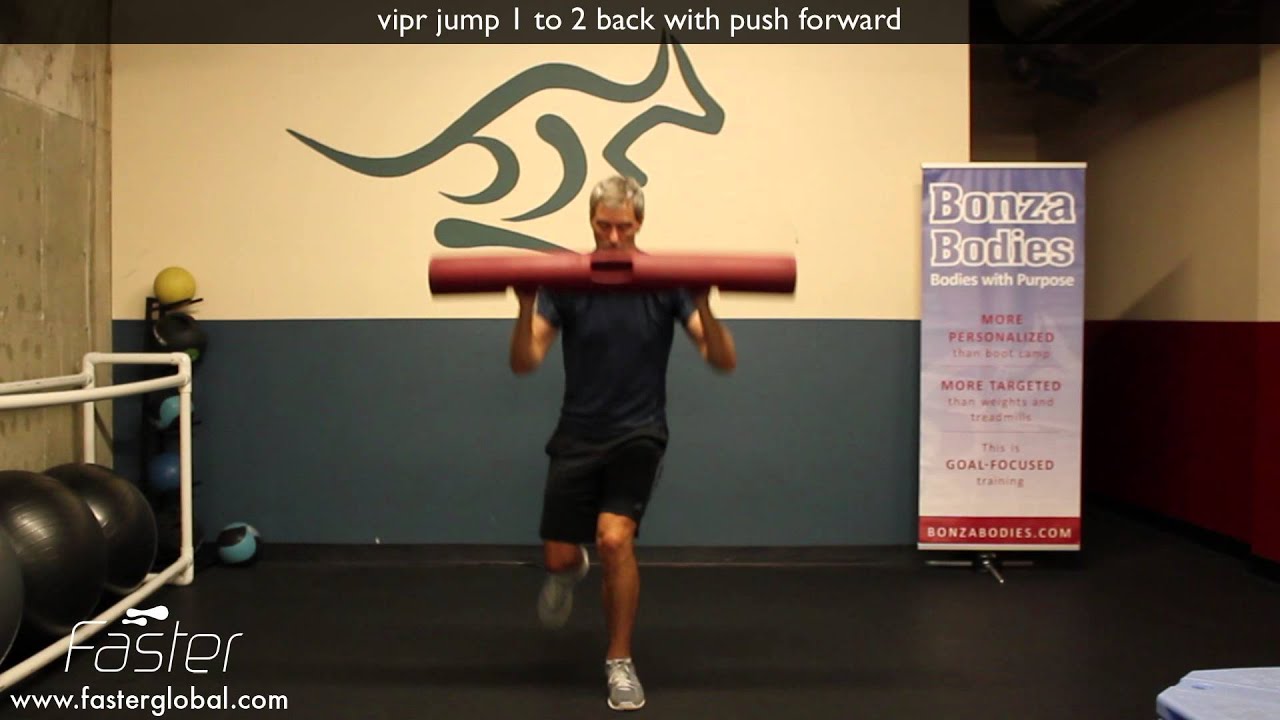 vipr jump 1 to 2 back with push forward - YouTube