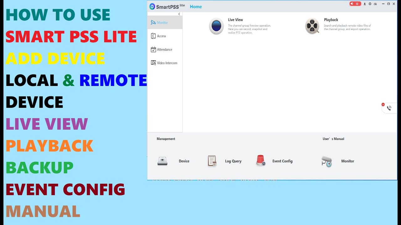How to install and setup Smart pss lite software | How to configure ...