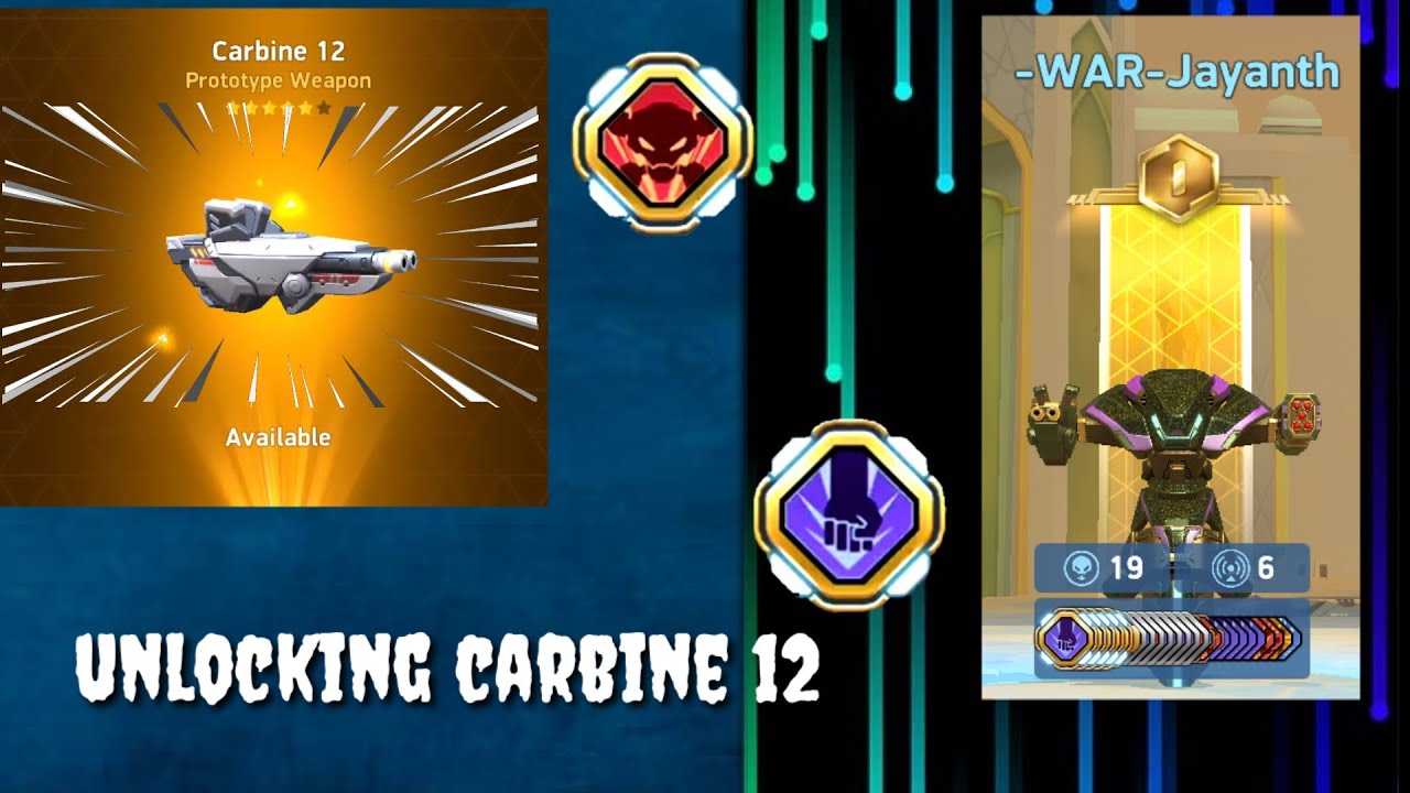 Unlocking CARBINE 12 || OP Gameplay || Kill Master || MECH ARENA ...