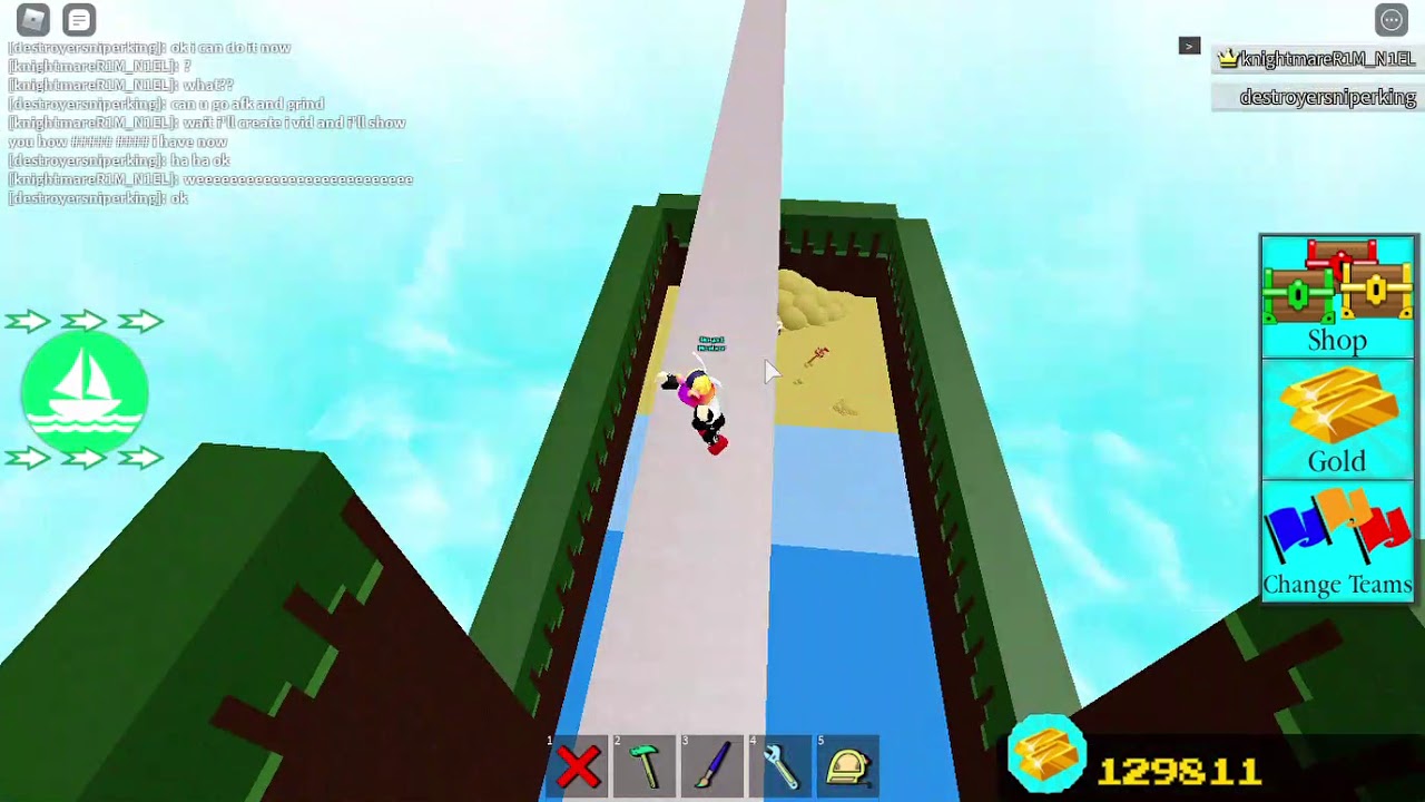 Hetting 130k gold - Build A Boat For Treasure - YouTube