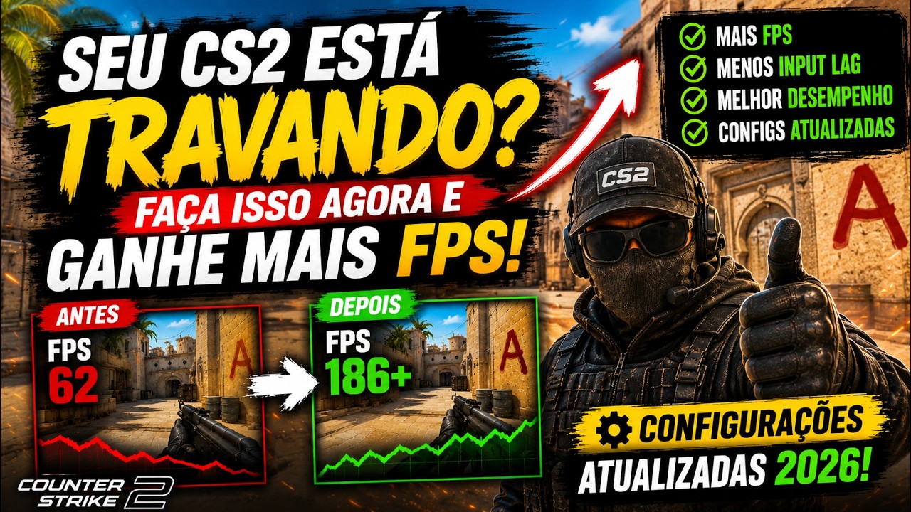 SEU CS2 ESTÁ TRAVANDO? FAÇA ISSO AGORA E GANHE MAIS FPS! - YouTube