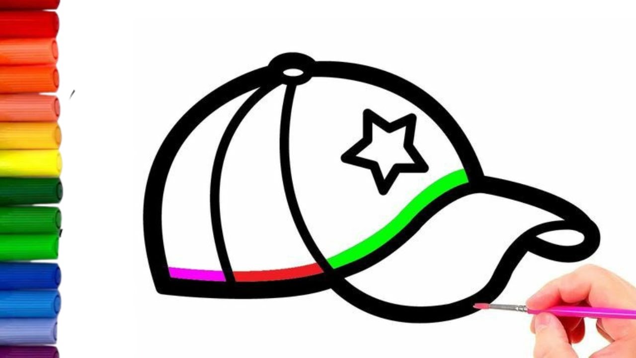 HOW TO DRAW A CAP, DOLL AND HAT | STEP BY STEP | ART TUTORIAL - YouTube