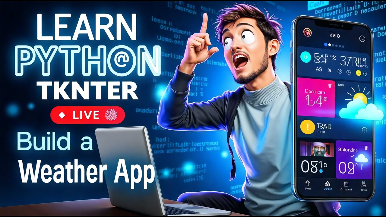 Create a Weather App with Python & Tkinter - YouTube