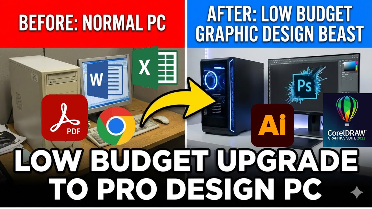 budget pc build for graphic design | graphic design pc build under ...