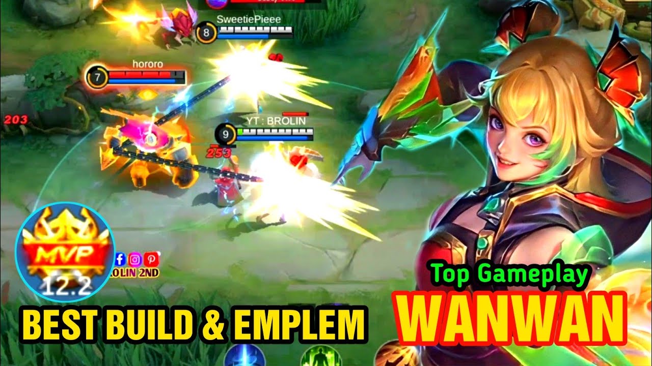 Wanwan Best Build and Emblem - Build Top 1 Global Wanwan ~ Mobile ...
