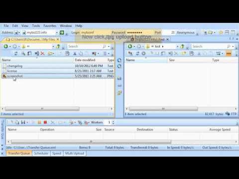 Uploading Files with SmartFTP - YouTube