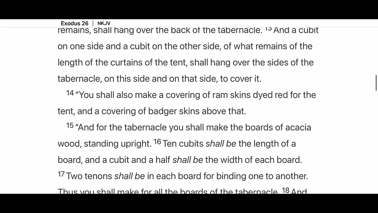 One Short Chapter Of The Bible exodus26 YouTube one-short-chapter-of-the-bible-exodus26-youtube
