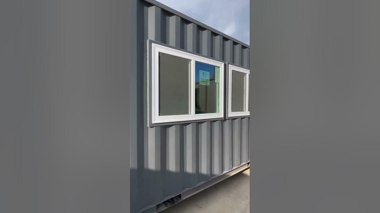 A Quick Tutorial on Shipping Container Window Installation 👀 # ...