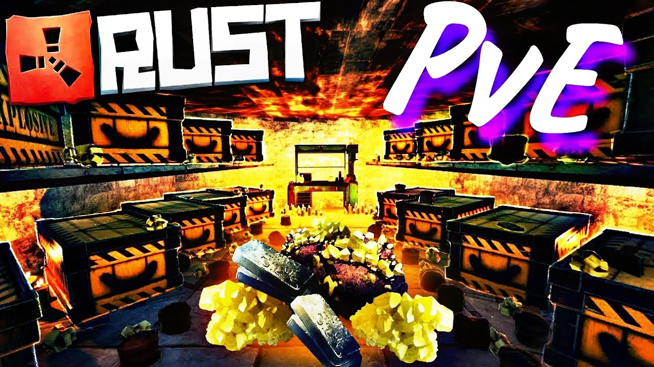 RUST PVE #21 4 попытка рейда тяжелого бот дома) - YouTube