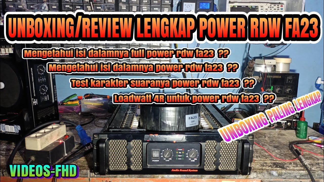 Power Rdw FA23 🔴 unboxing lengkap ‼️ - YouTube