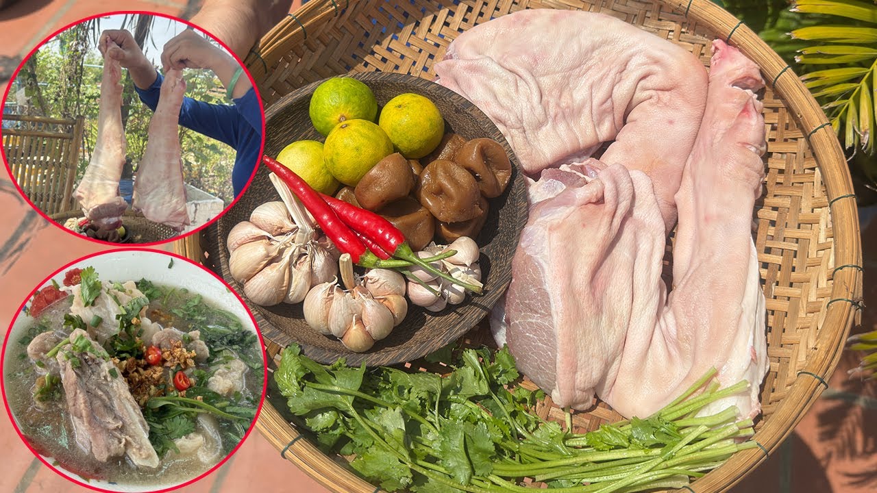 How to Cook Pickled Lime Soup | Traditional Khmer Sour Soup Recipe ...
