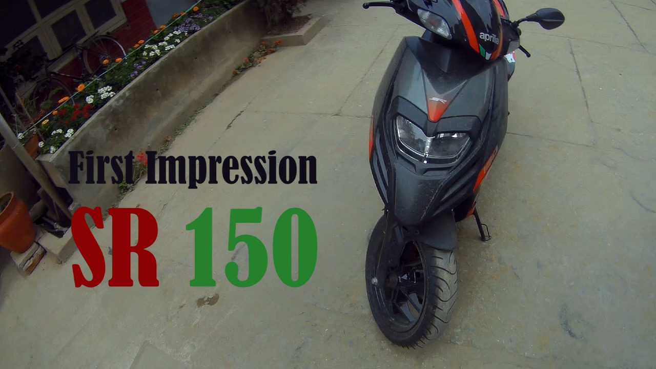 Aprilia SR150 First Ride Impressions / Review - YouTube