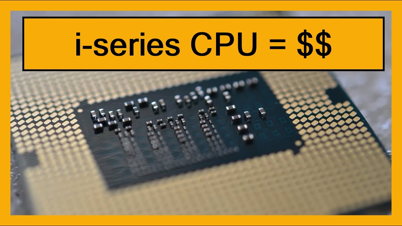 Computer scrapping for good money - how to sell recovered I-series CPU ...