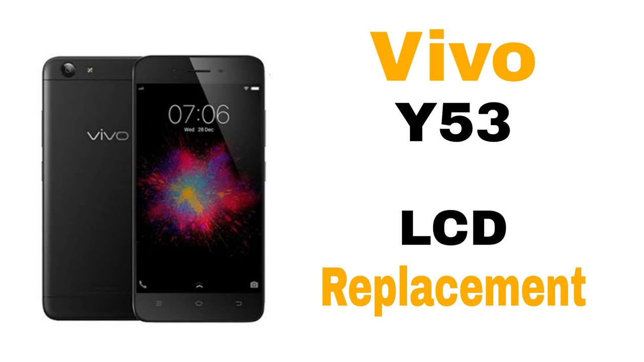 Vivo Y53 LCD replacement || How to change vivo 1606 Display - YouTube