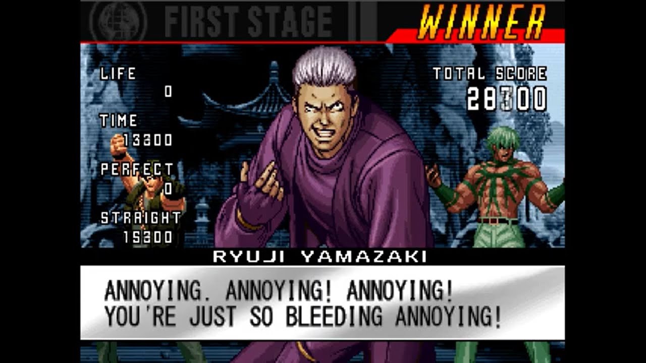 The King of Fighters ’98 Ultimate Match Ryujin Yamazaki Arcade Mode - YouTube