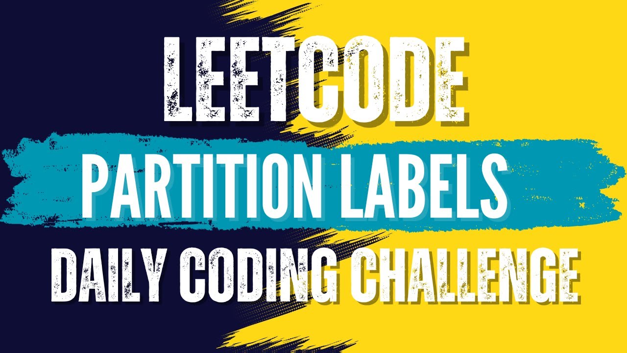 Leetcode 763 Partition Labels 💛🖤 Solution Link👇🏻🔗 Leetcode Java 4229