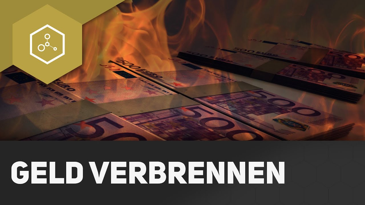 Geldschein verbrennen - Verdampfungsenthalpie - YouTube