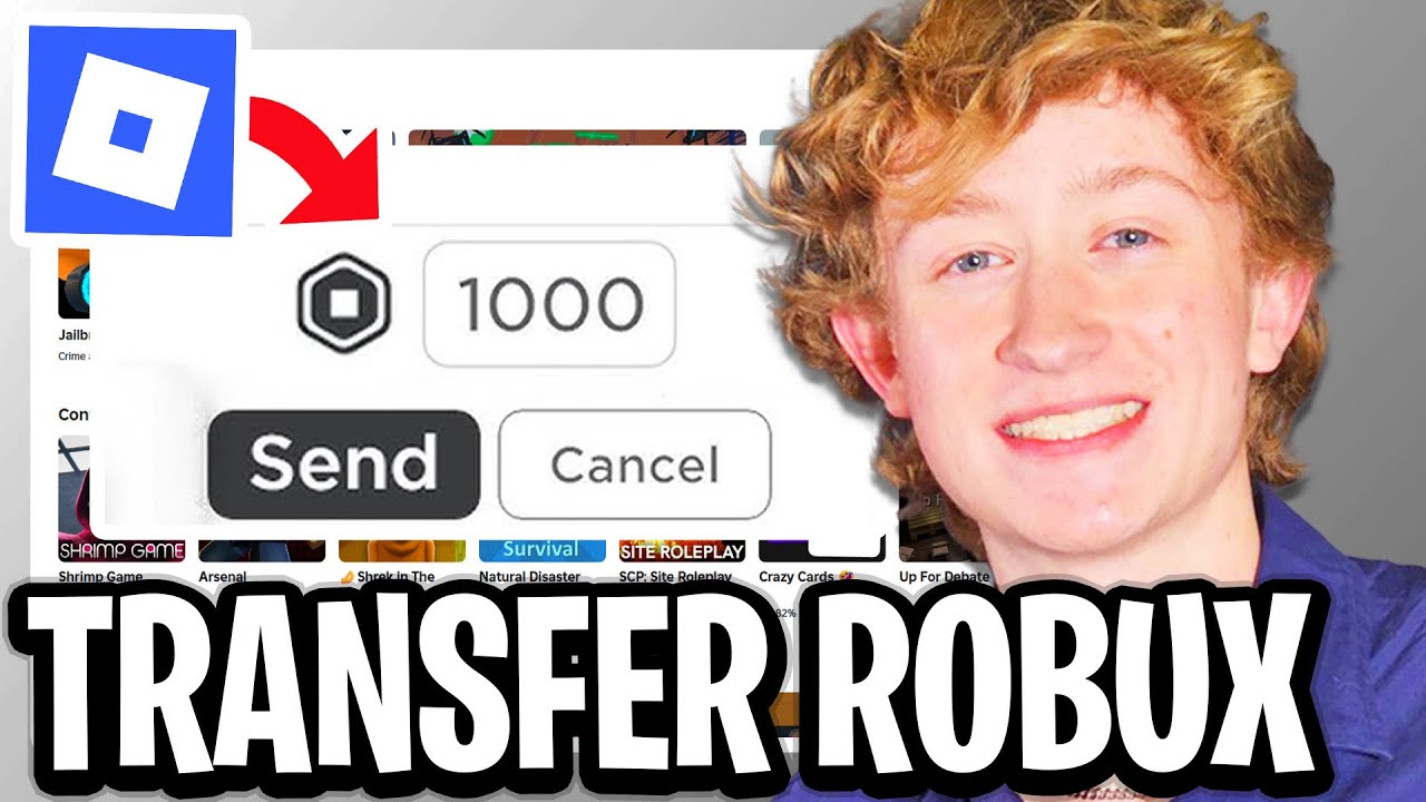 How To Transfer Robux To Another Account - Step By Step - YouTube