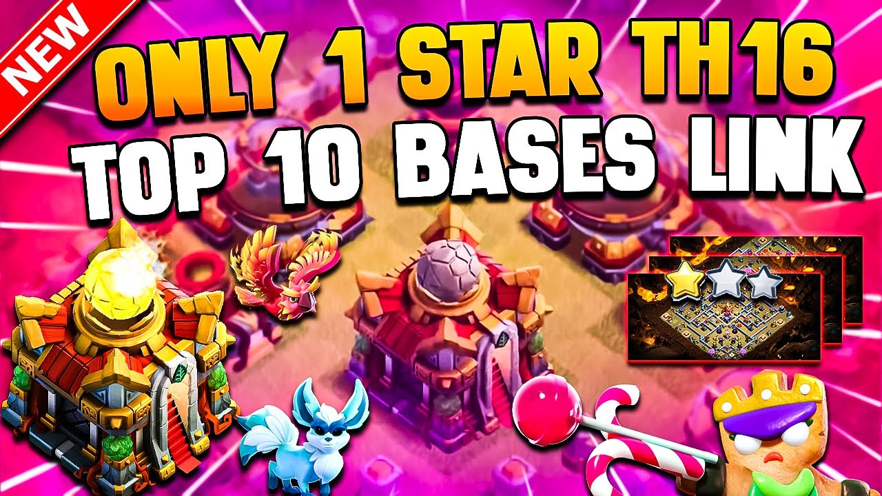 Top 10 Best TH16 War Bases Link | Unbeatable Town Hall 16 Layouts ...