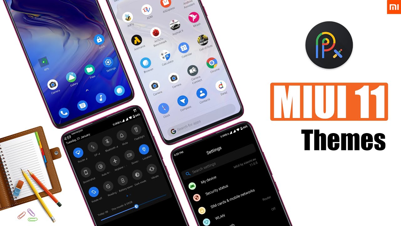 Pixel Experience in your MIUI 11 | MIUI 11 Theme series 2020 - YouTube