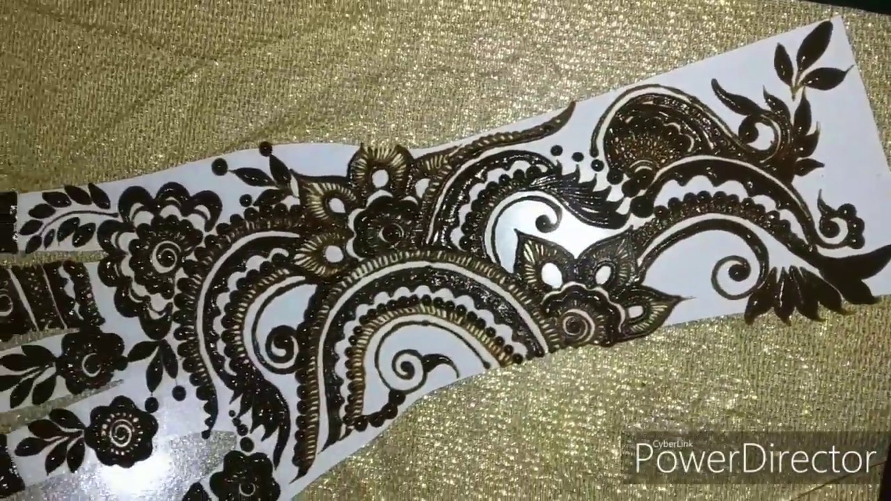 This is a party style funky looking mehndi design for you all. - YouTube