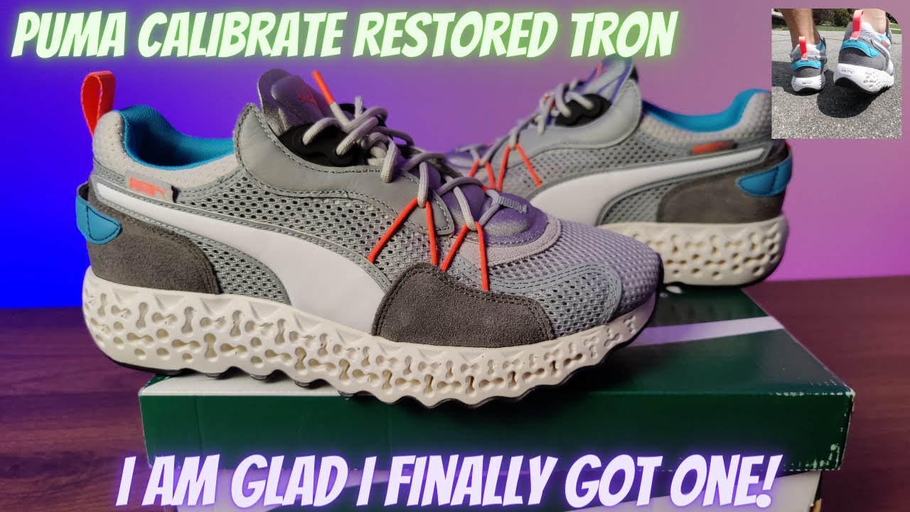 Puma Calibrate Restored Tron - Love This Puma Creation! - YouTube