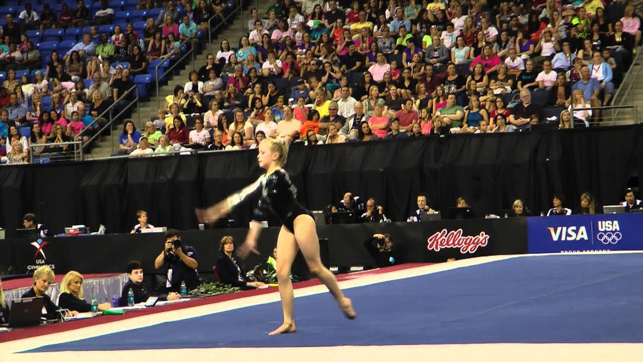 McKenzie Wofford -- Floor -- 2012 Visa Championships -- Sr. Women ...
