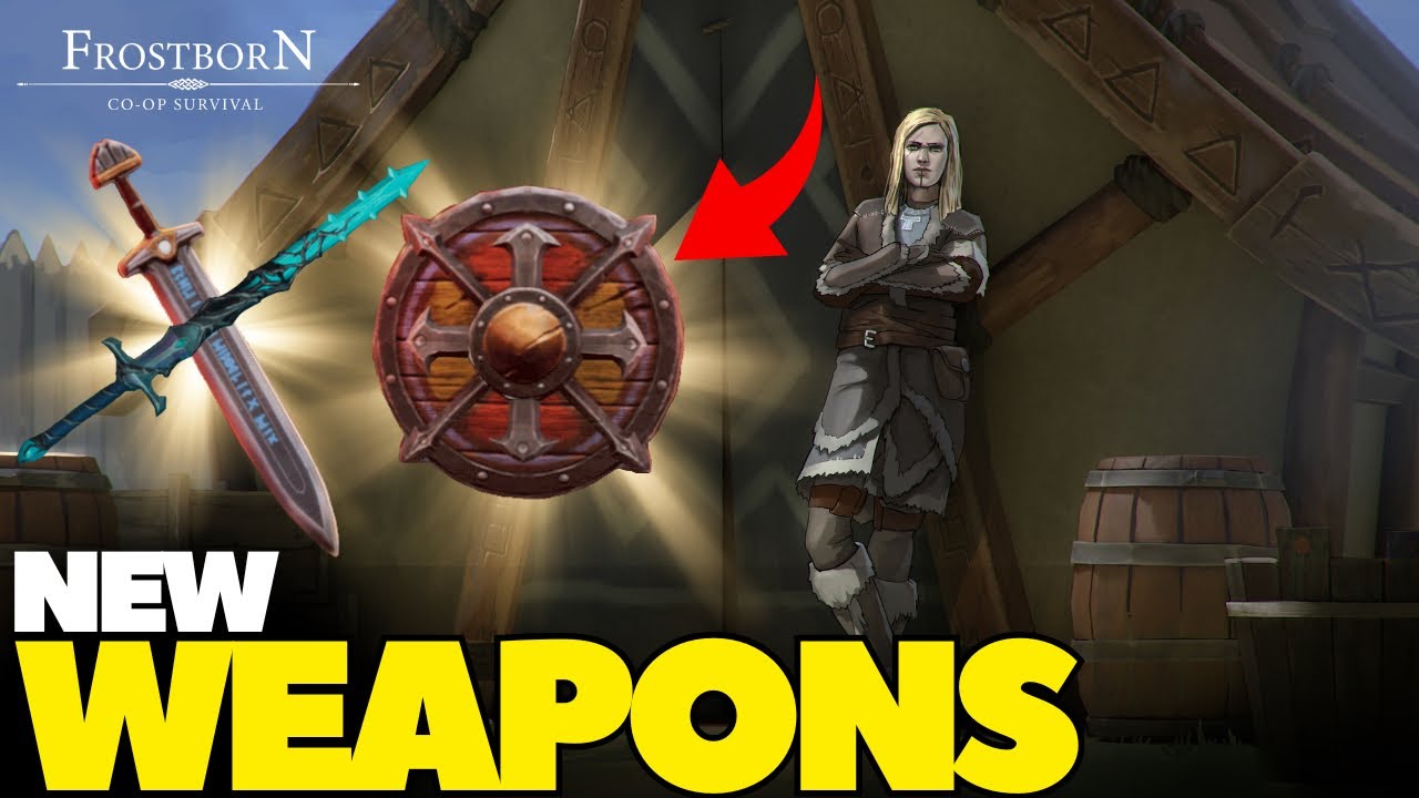 FRAIL WORLD NEW LEGENDARY WEAPONS COMING to Frostborn - YouTube