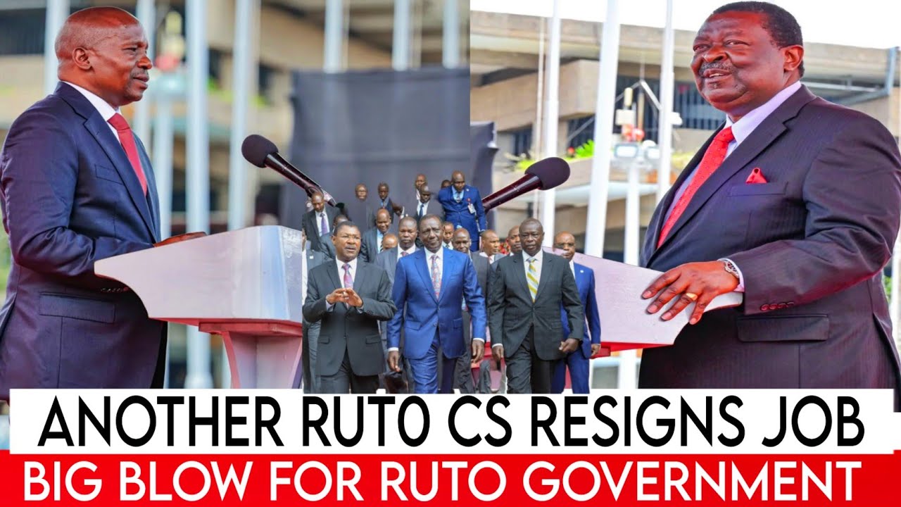 RUTO RECEIVES A MORNING LETTER ON HIS DESK FROM CS.... - YouTube