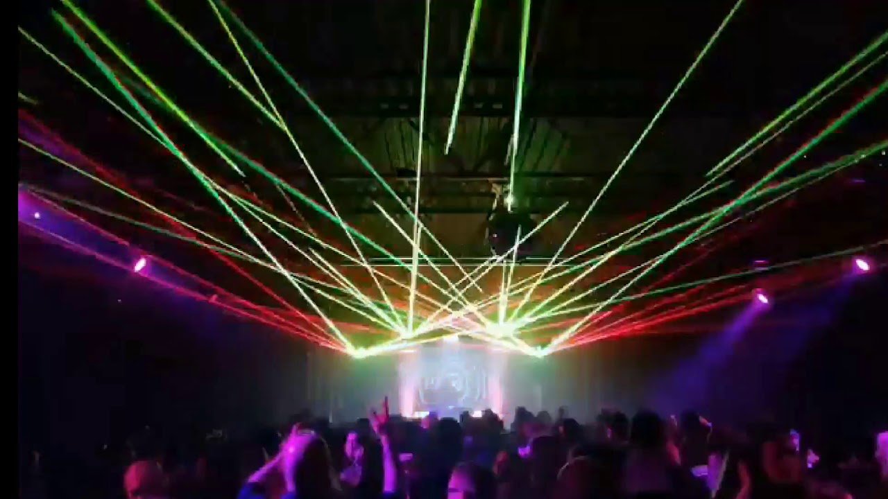 6W RGB 35KPPS 8/DEGREE laser projector - YouTube