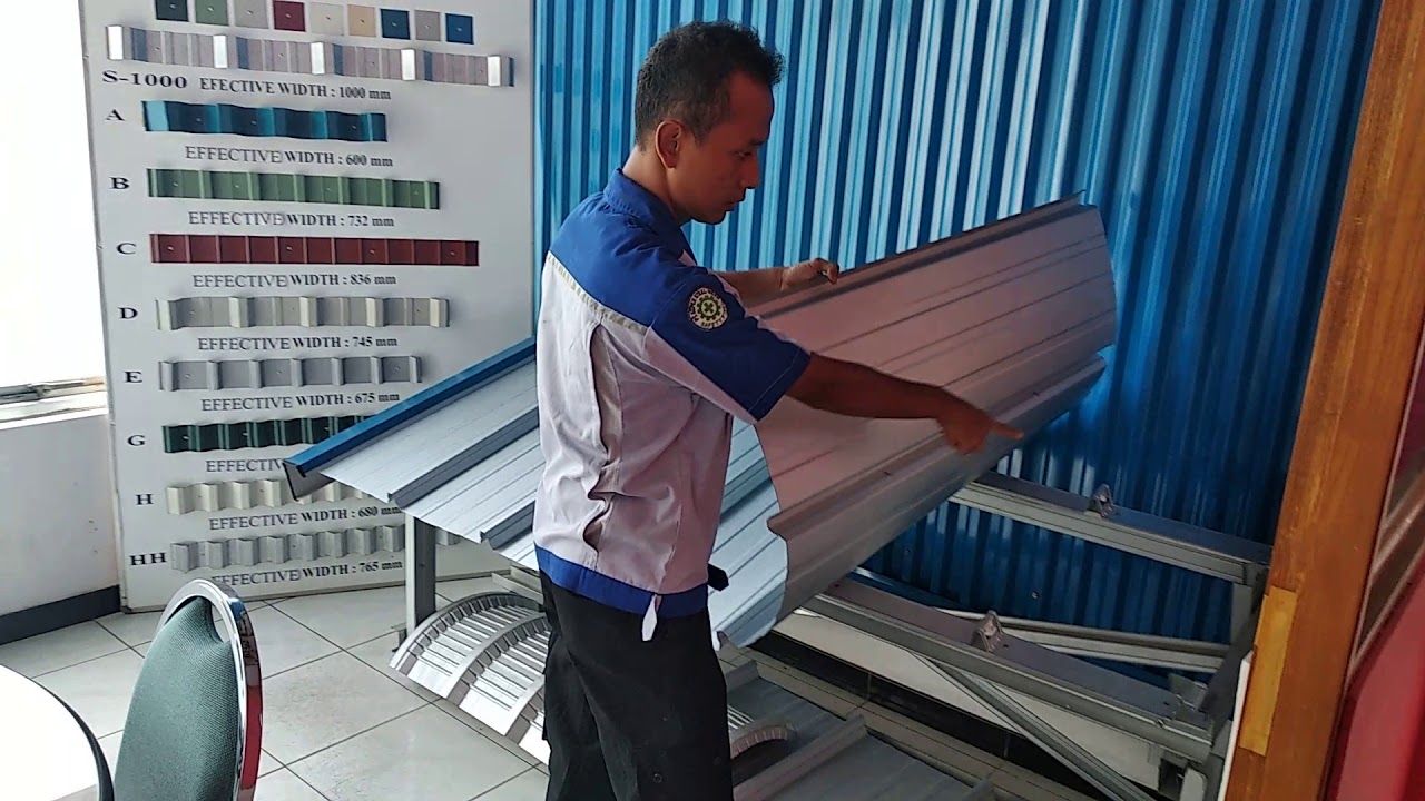 ATAP KLIP LOCK LEBAR 1 METER by SUPERDECK - YouTube