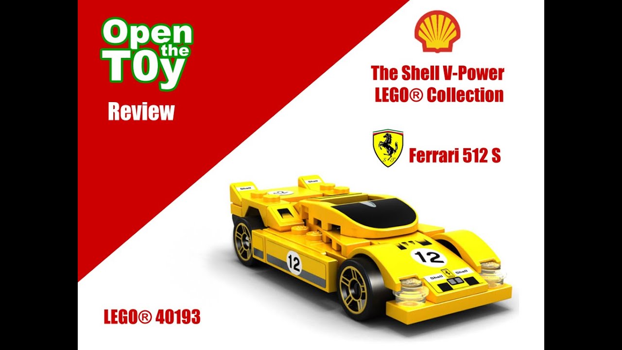 The Shell V-Power LEGO® 40193 Ferrari 512 S - YouTube