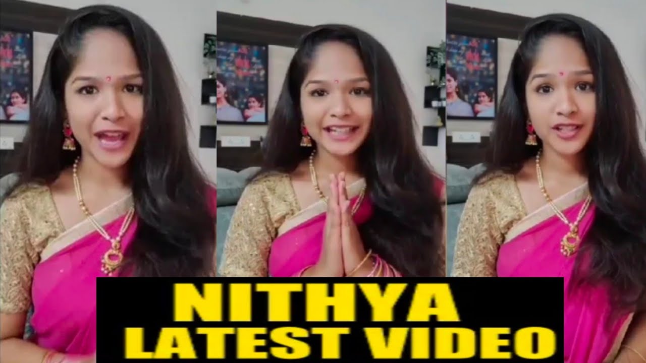 OMG Nithya Sri Rama Navami pooja | tiktok star Nithya latest video ...