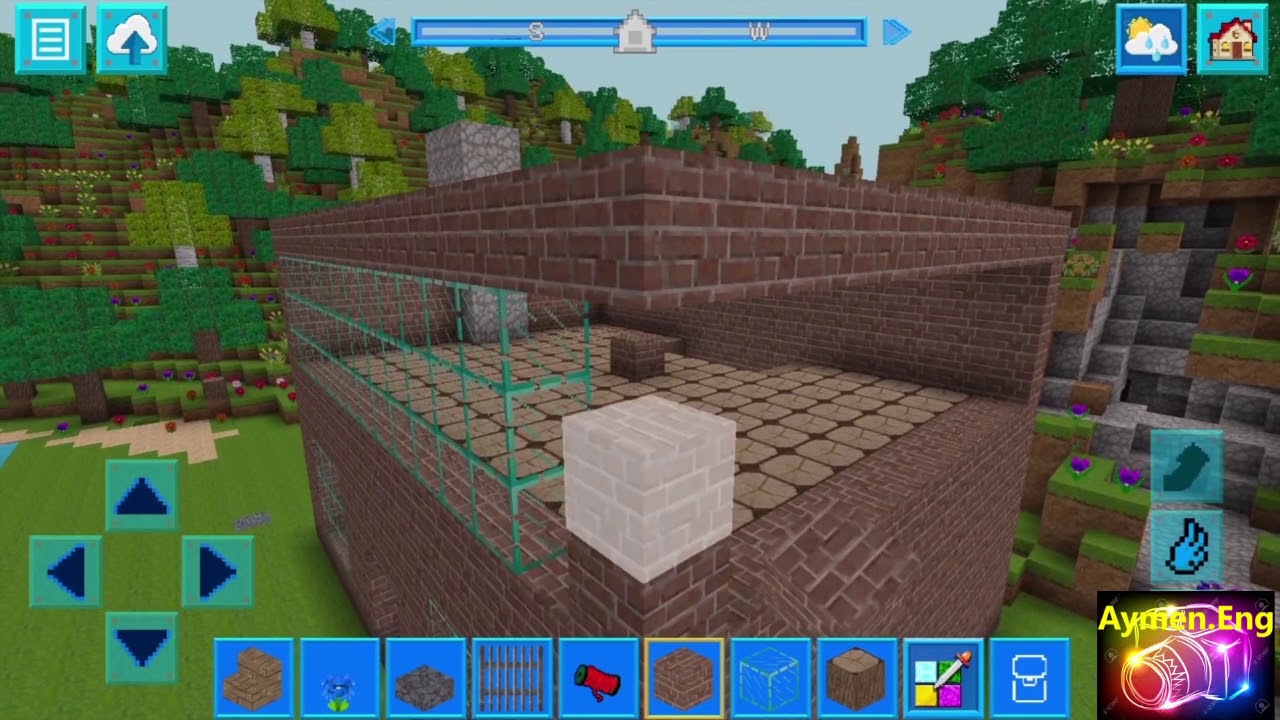 REALMCRAFT skin export to Minecraft house building WITH MUSIC - YouTube