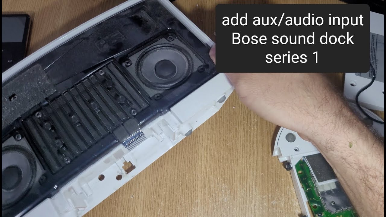 Bose SoundDock series 1 add aux/audio input Videos For Bored People ...