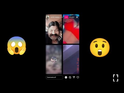 Punam Pandey ne live me😲 boobs😱 dikha ye,  Pooja & Patra & Mohit || Instagram live video ||