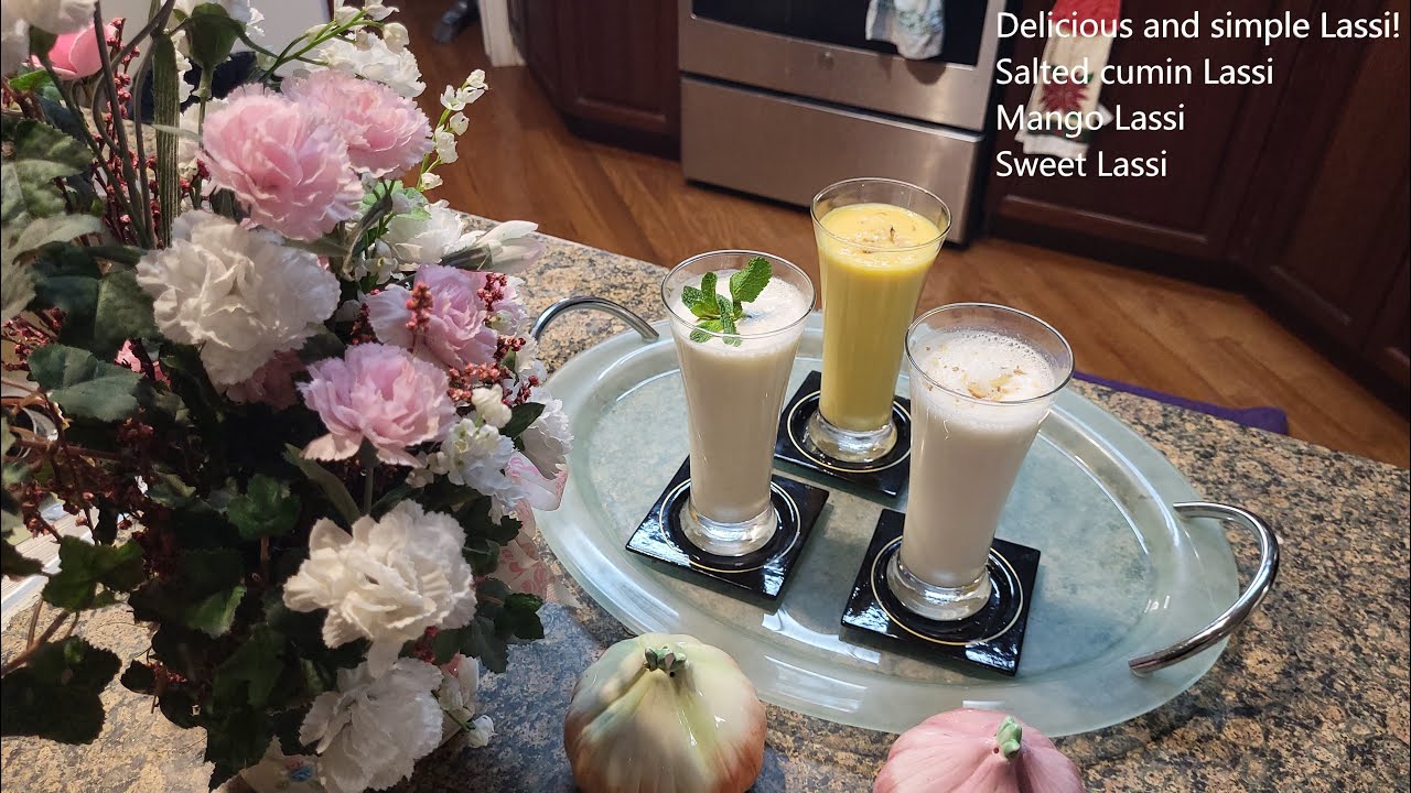 Three Simple and Delicious Lassis - Salted Cumin Lassi | Mango Lassi ...