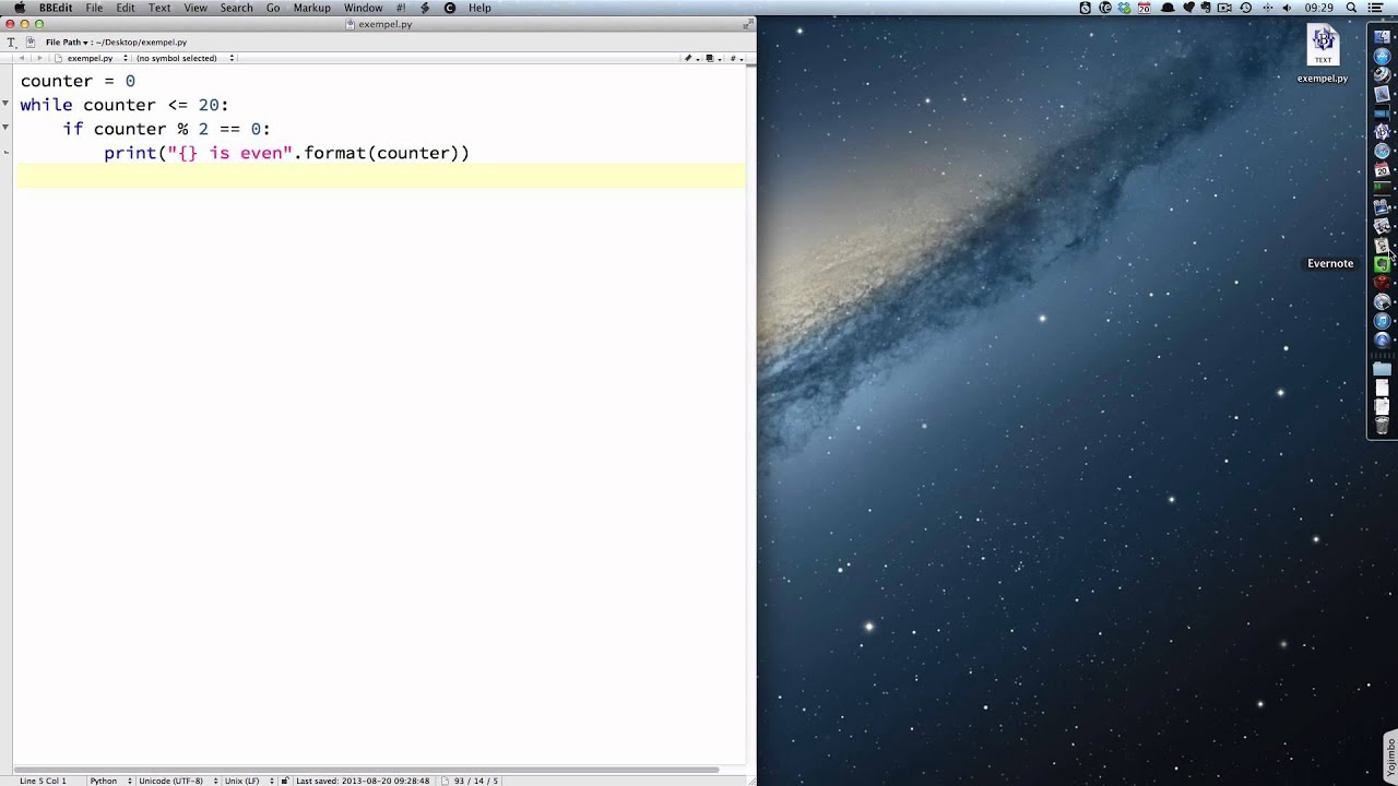 Skriva Och Testköra Ett Python Program Youtube