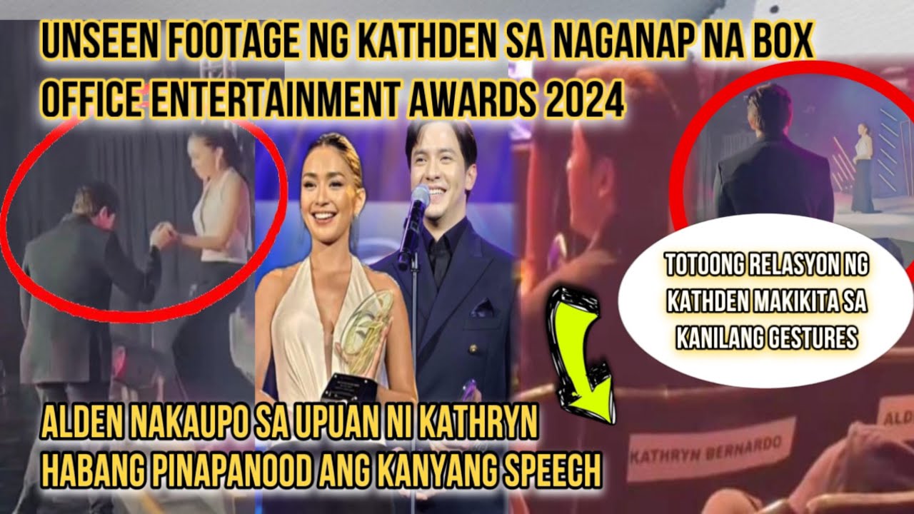UNSEEN FOOTAGE KATHDEN SA BOX OFFICE ENTERTAINMENT AWARDS 2024|TOTOONG ...
