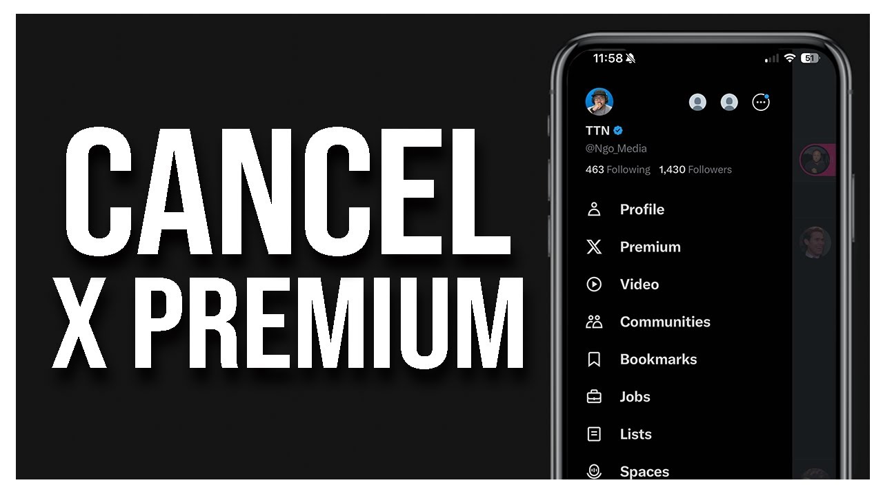 How to Cancel X Premium Subscription - EASY GUIDE - YouTube
